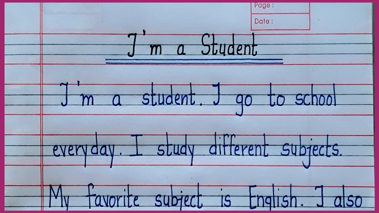 essay on student english | student life essay in English | essay on I ...