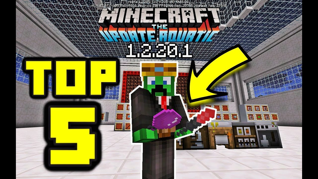 MCPE TOP 5 Chemistry experiments in Minecraft PE 1.3! NO mods, NO ...