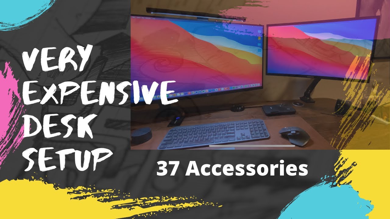 Very Expensive Desk Setup 37 Accessories - YouTube