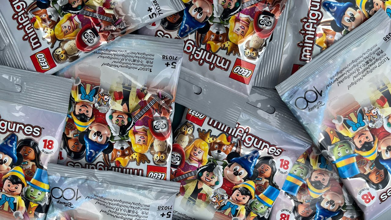 LEGO 100 Years Of Disney Minifigures - 10 Pack Opening! | Celebrating 1 ...