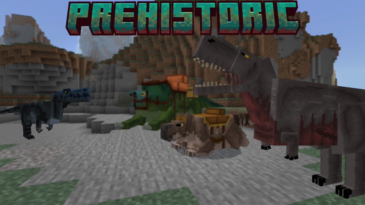 BEST DINOSAUR ADDON | HARDCORE ADDON | FOR MINECRAFT BEDROCK 1.21.62 ...