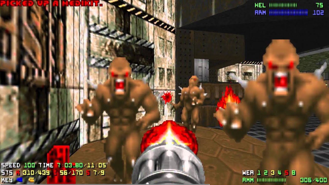 Ultimate Doom: Double Impact - E1M9 - UV Max in 10:58 by dew - YouTube