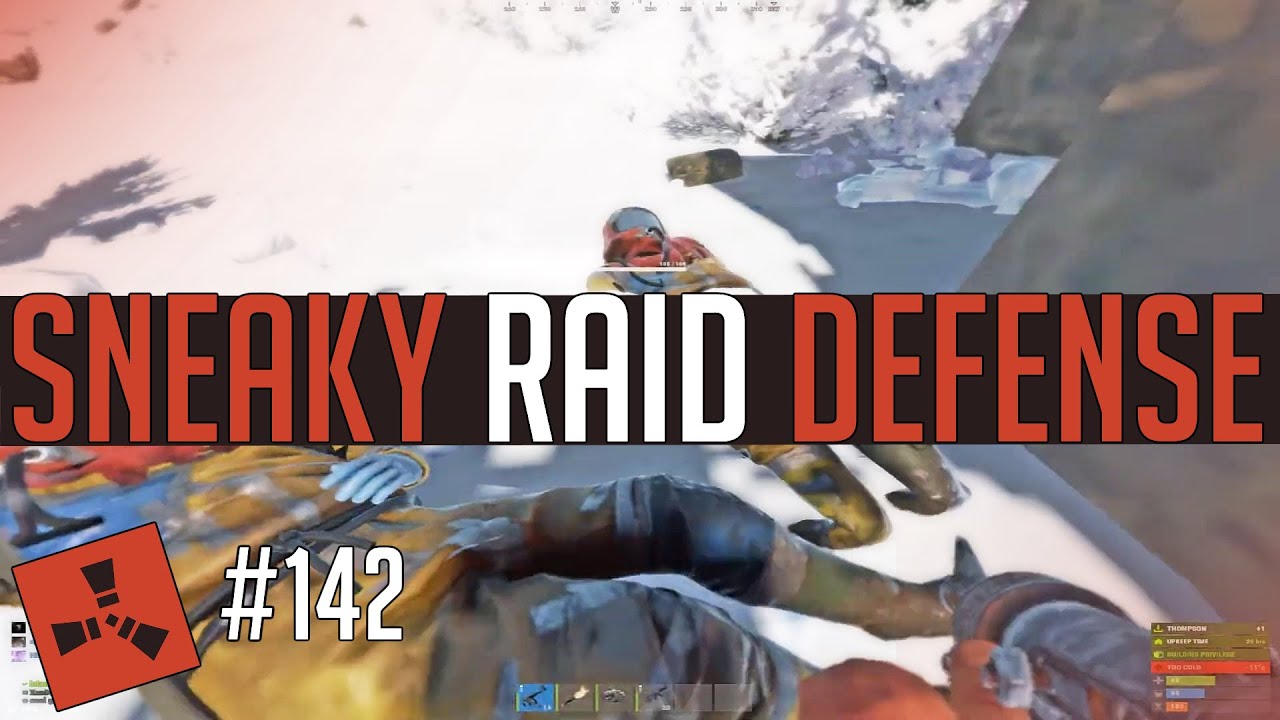 Sneaky Raid Defense! (Rust Highlights #142) - YouTube