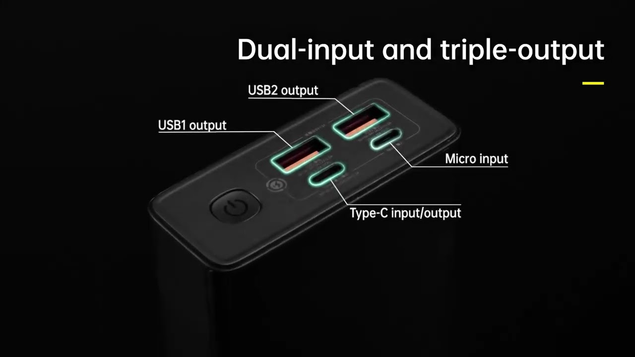 Baseus 20W PD Power Bank Portable External Battery Support 22.5W SCP ...