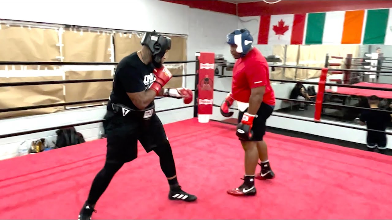 Heavyweight Boxing Sparring: Daniel Whitney - YouTube