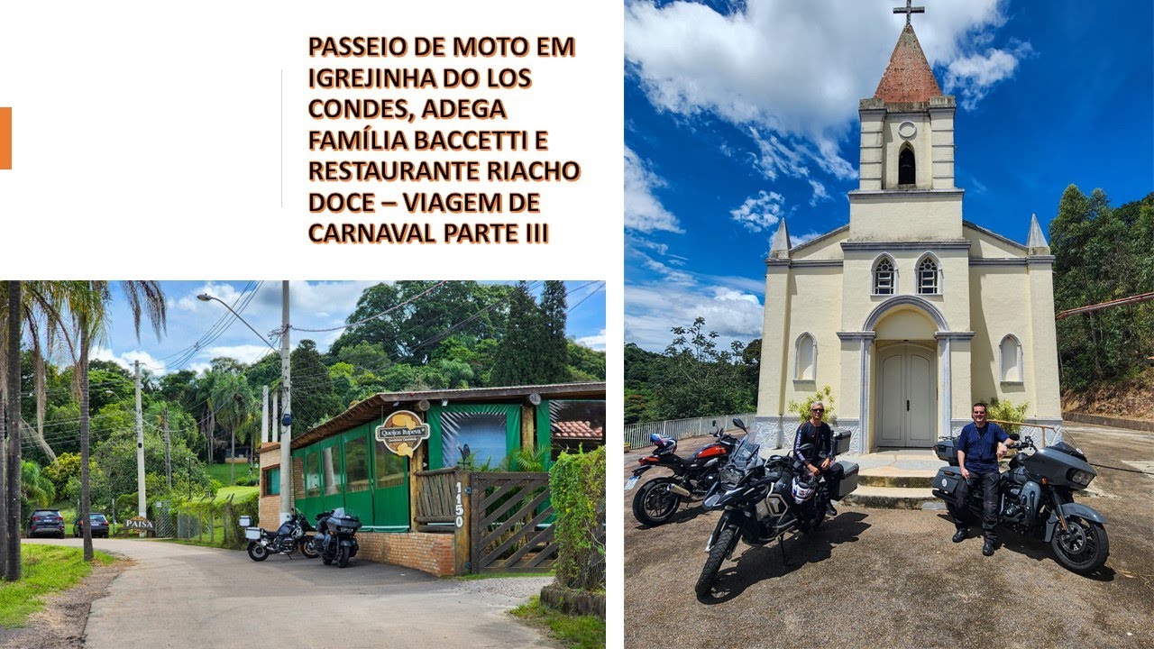 Igrejinha do Los Condes, Adega Família Baccetti, Almoço no Restaurante ...