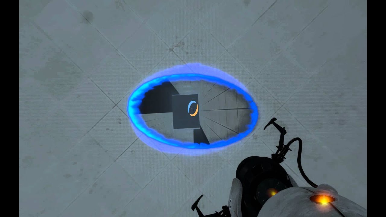 Portal 2 jumping physics! - YouTube