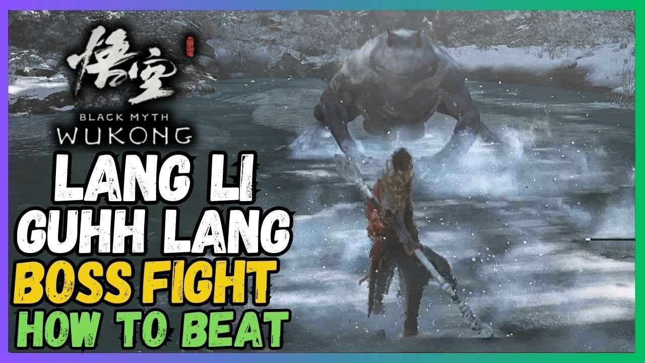 Lang Li Guhh Lang Boss Fight in Black Myth Wukong - YouTube