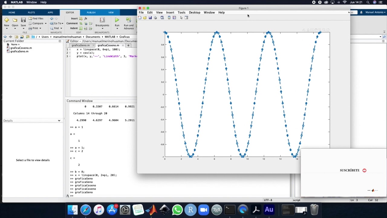 12. Ancho de línea y tamaño de los marcadores en Matlab - MINICURSO ...