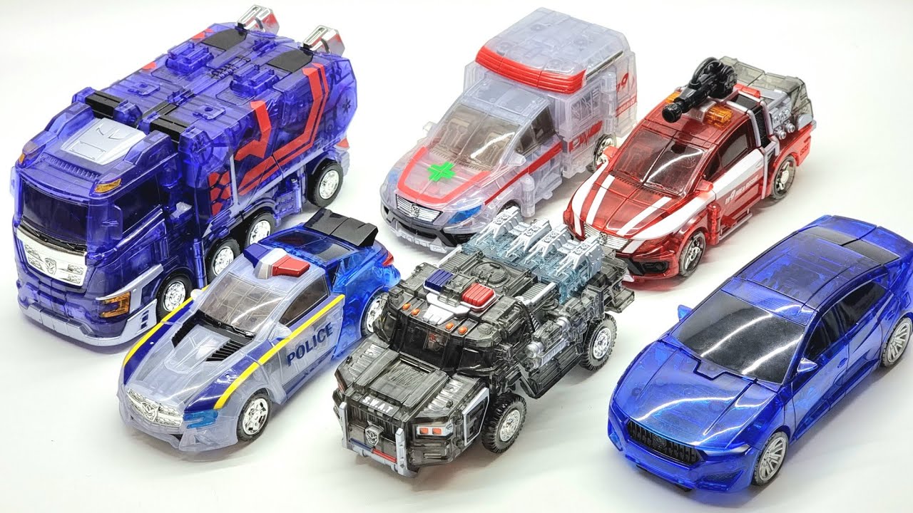 헬로카봇 크리스탈 펜타스톰X 호크X 변신 영상 HELLO CARBOT CRYSTAL PENTA STORM X CRYSTAL ...