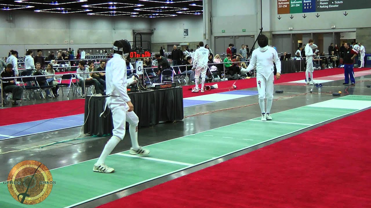 Portland 2012 Epee - R16 - Soren Thompson v Nick Johnson - YouTube