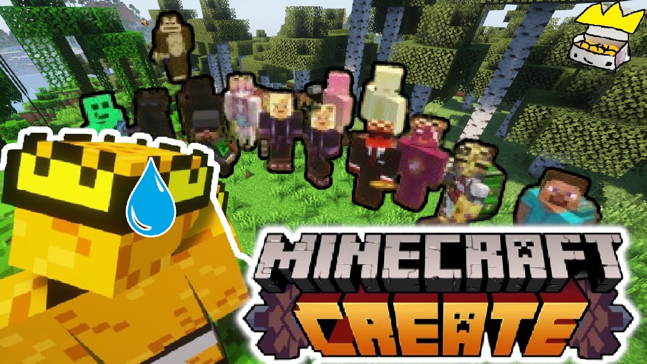 I Started A Minecraft CREATE Community Server! - YouTube