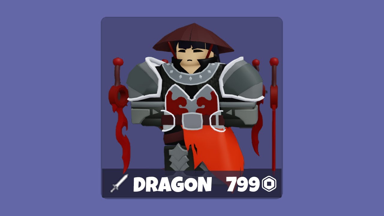 New DRAGON KIT and DRAGON SWORD - Roblox Bedwars - YouTube