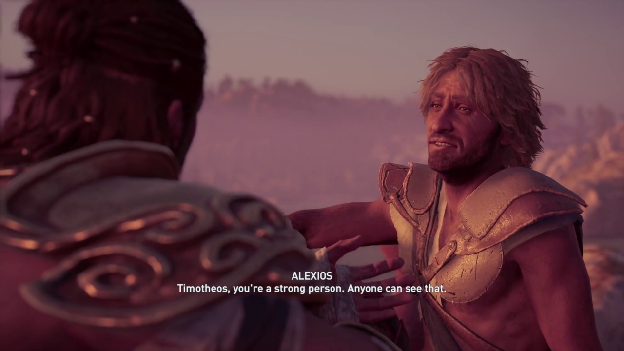Assassin's Creed Odyssey - Lykinos & Timotheos Romance (Alexios) - YouTube