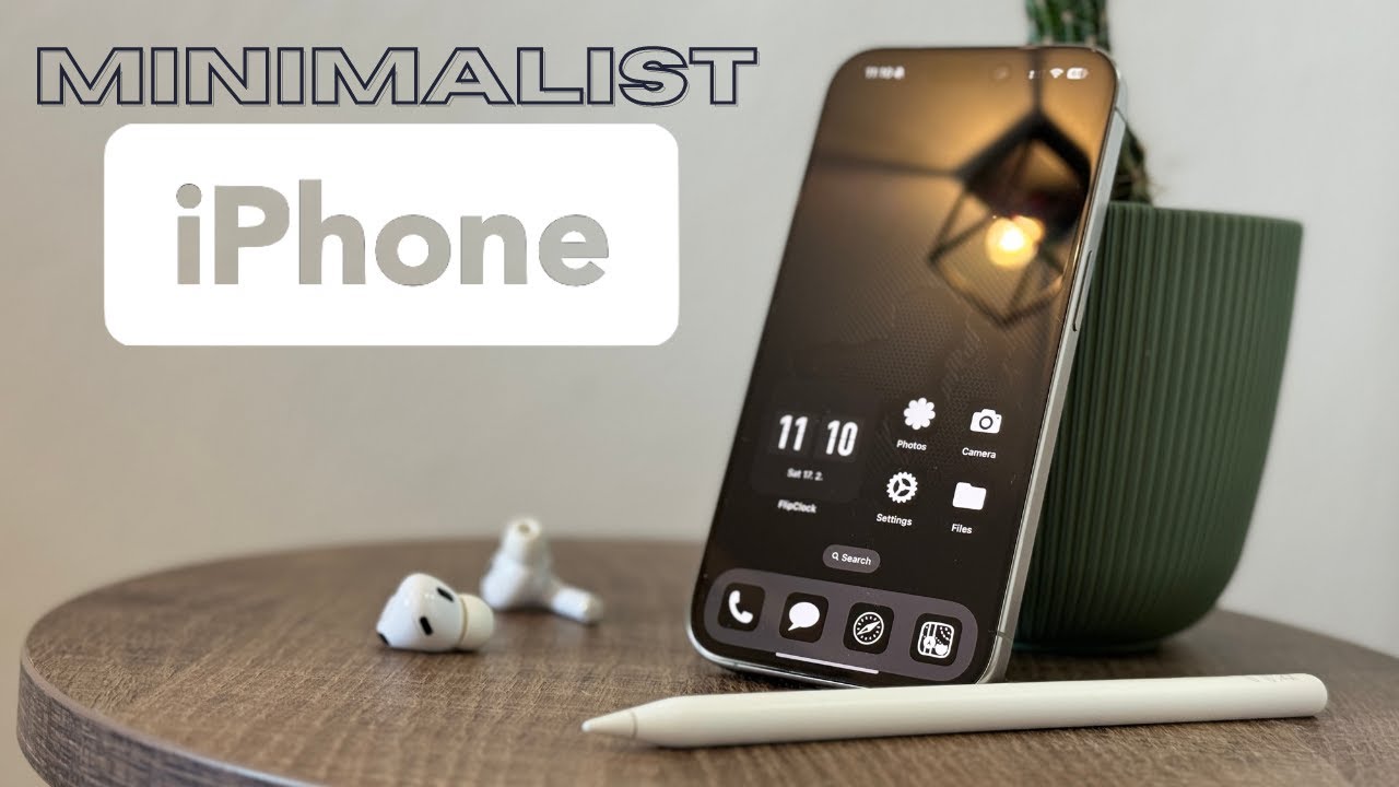 iPhone Minimalist Setup for 2024 - FREE Custom App Icons - YouTube