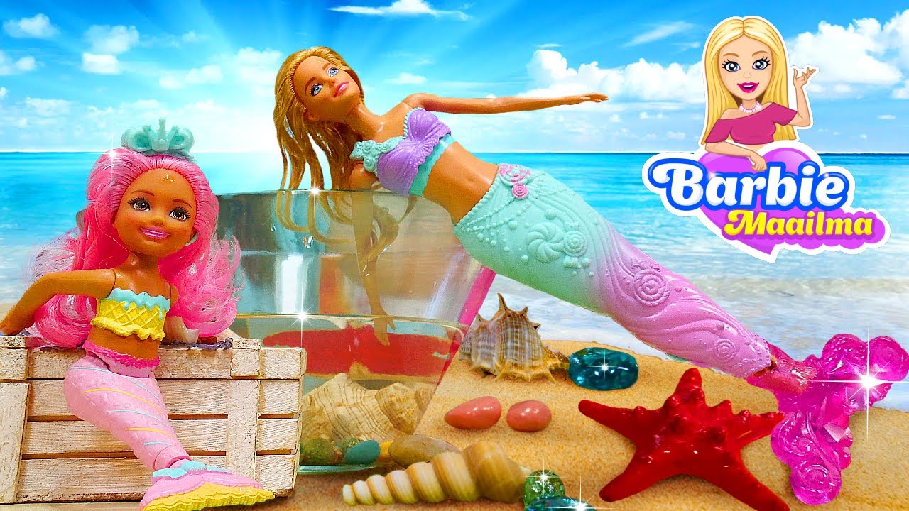 Barbie-nukesta tulee merenneito! Suomenkielisiä videoita nukeista ja ...