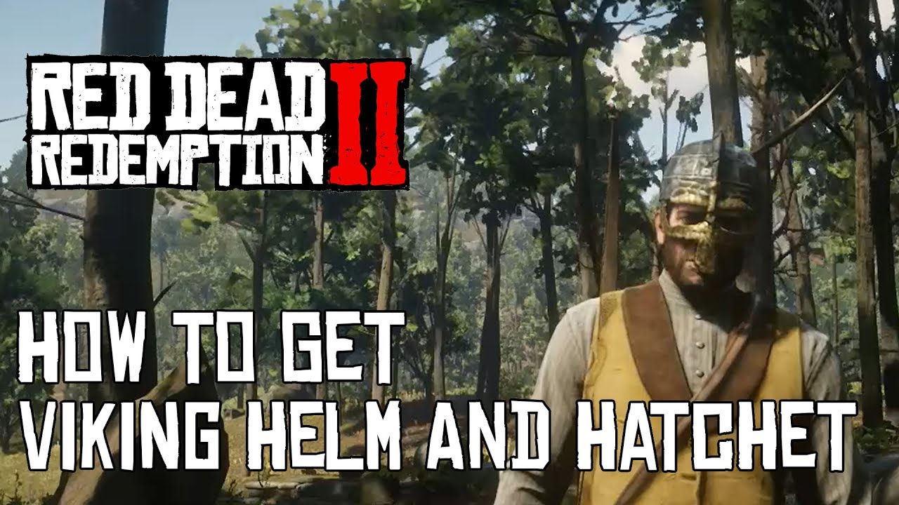 Red Dead Redemption 2 HOW TO GET VIKING HELM & VIKING HATCHET (UNIQUE ...