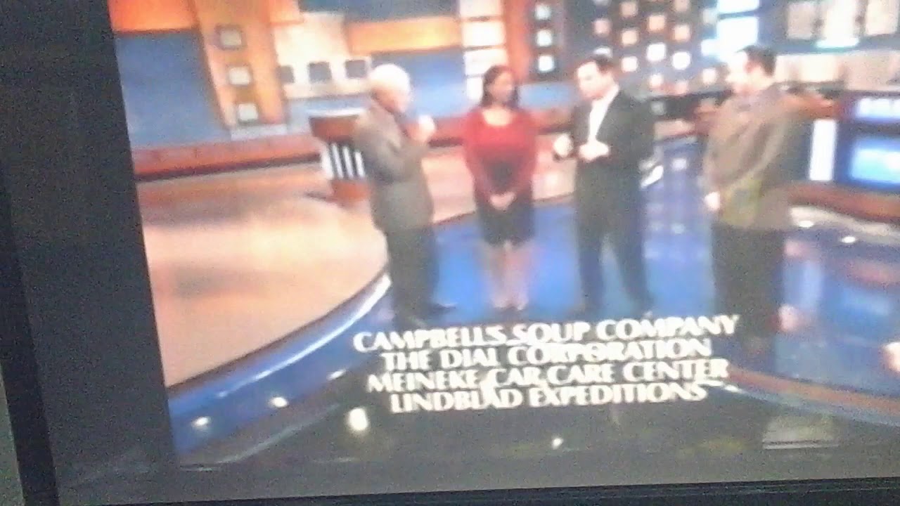 Jeopardy Ending Credits 4/15/2009 - YouTube