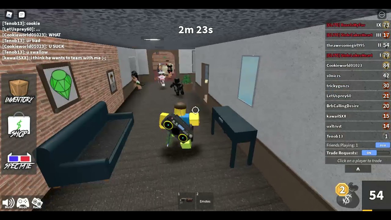 sheriff win in mm2 - YouTube