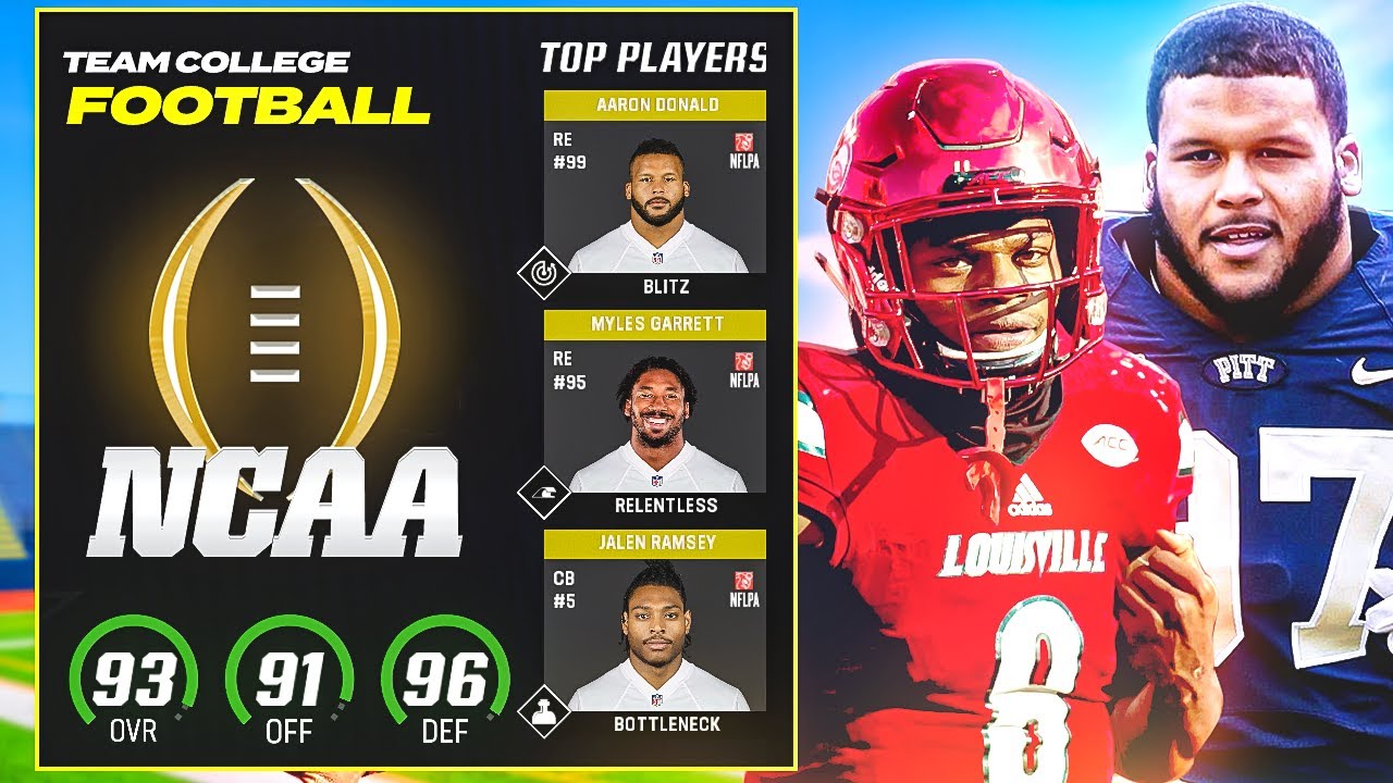 I Used One College Football Program From Every NFL Team - YouTube