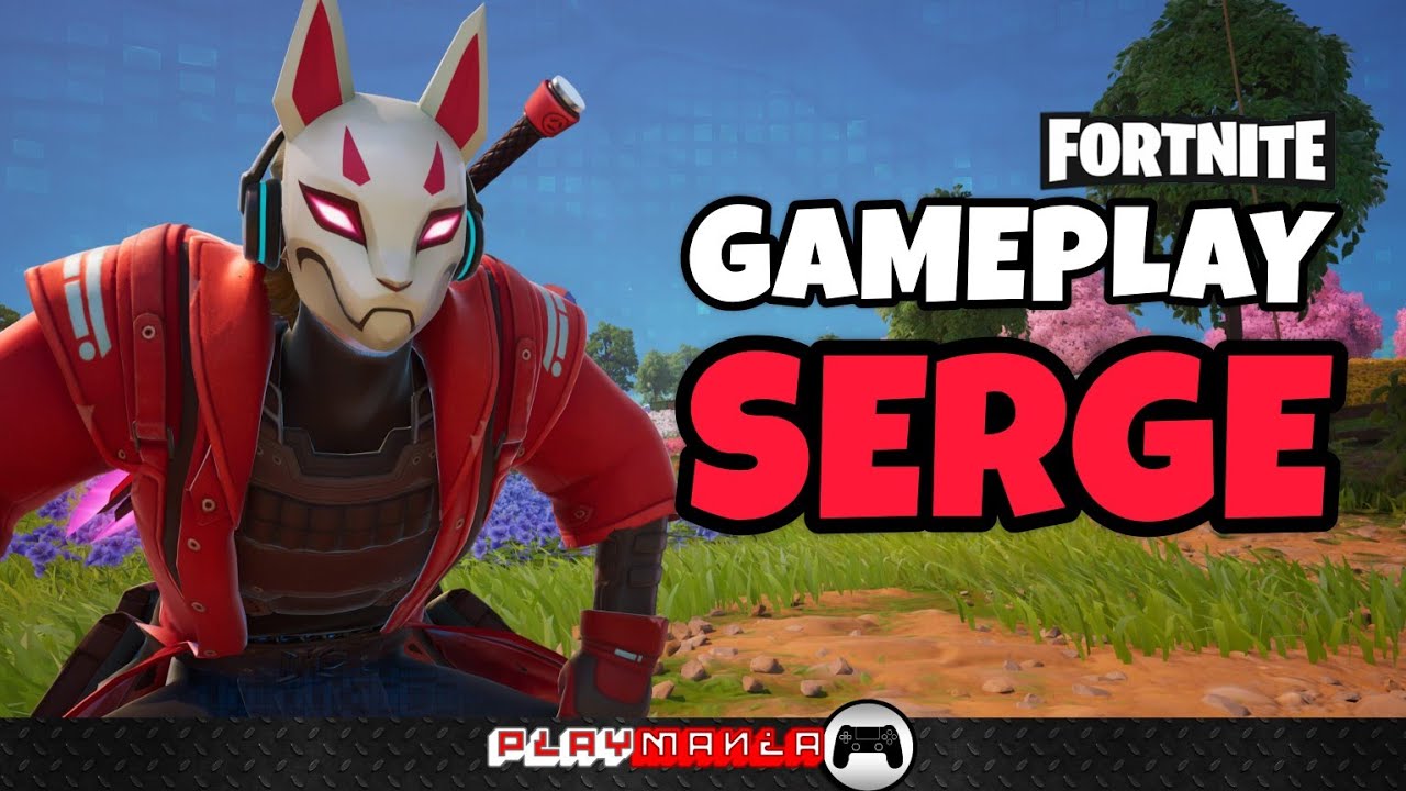Veamos que tal SERGE la nueva SKIN de FORTNITE - YouTube