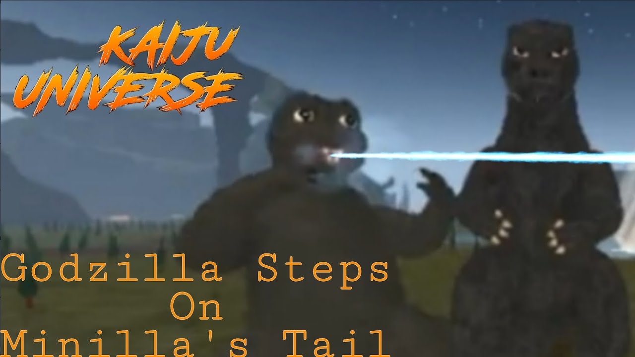Godzilla Steps On Minilla's Tail (Scene Recreation) || Kaiju Universe ...