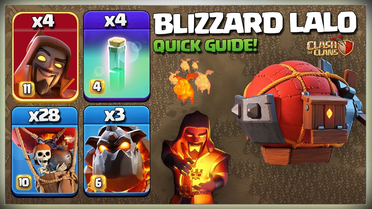 Guide! TH15 Blizzard Lalo | Th15 Lava Loon Strategy | Best Th15 Attack ...