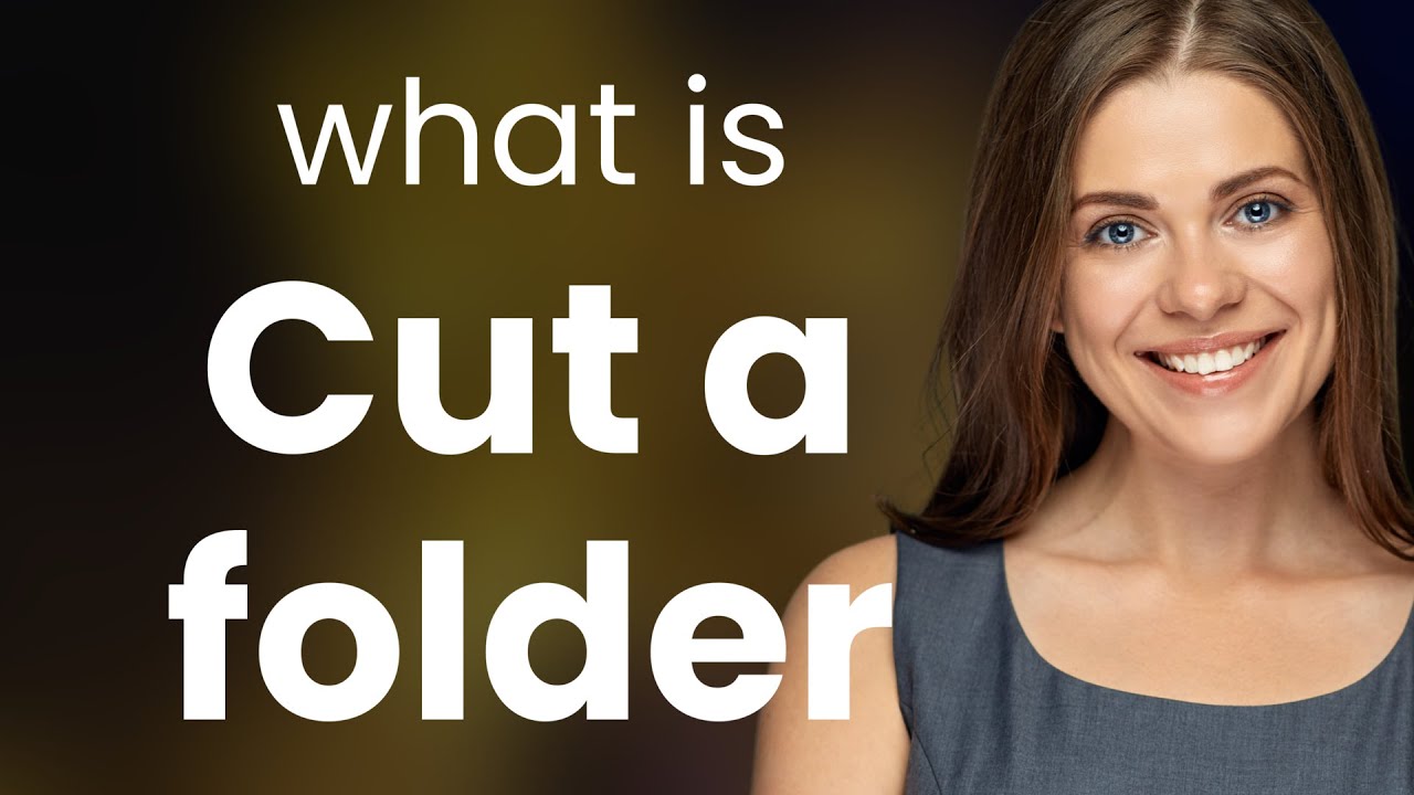 Unfolding Language: The Phrase "Cut a Folder" - YouTube