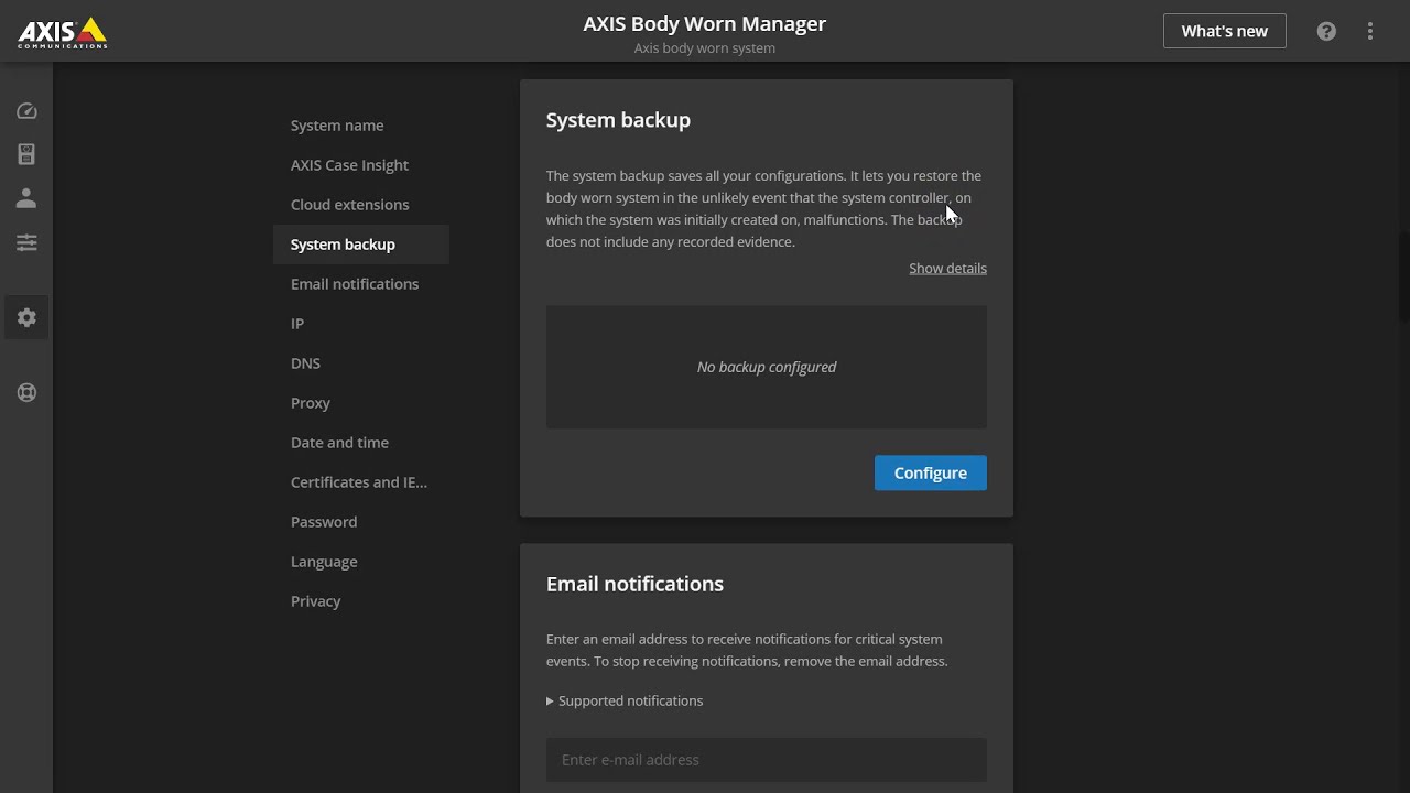 How to backup and restore your Axis body worn system - YouTube