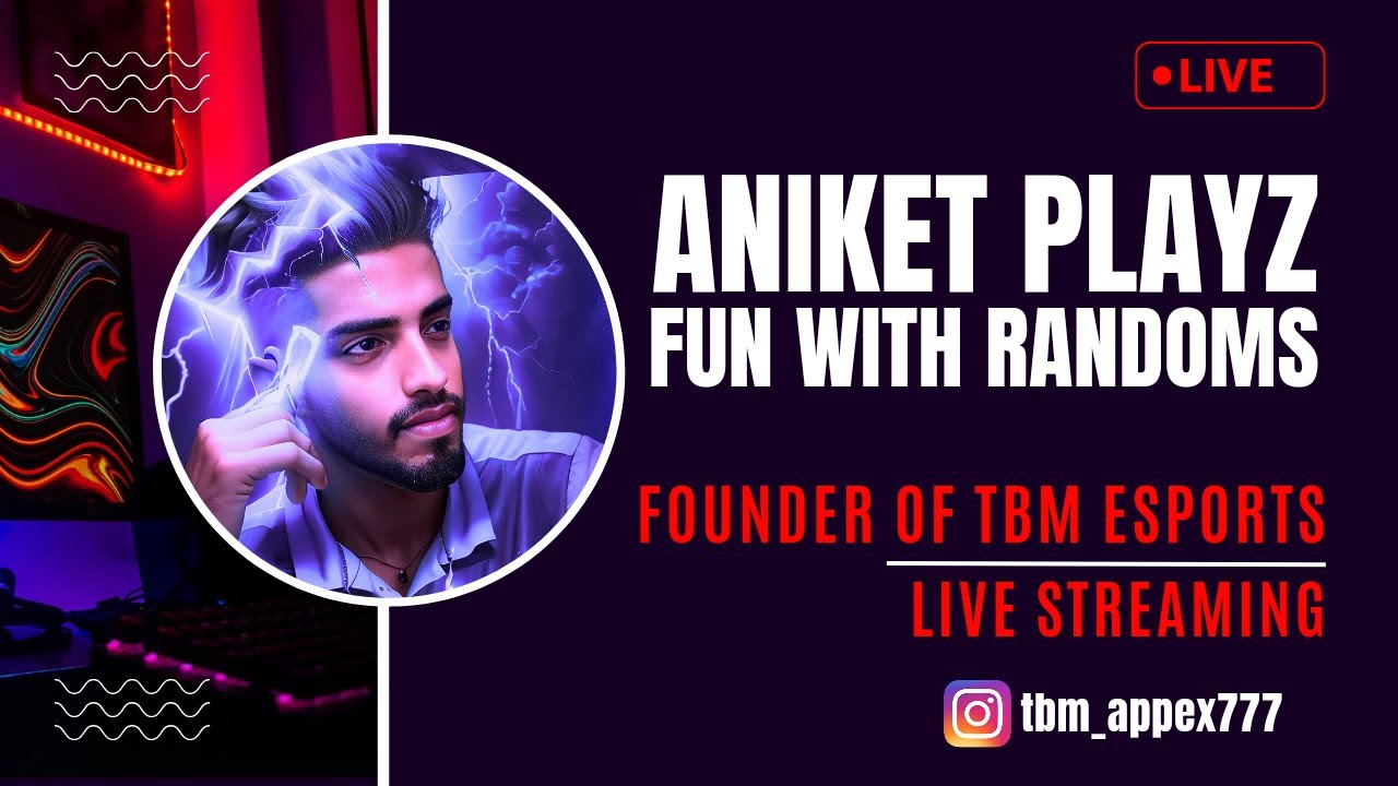 EVENING STREAM WITH TEAMMATES | ANIKET PLAYZ | TBMxAppexOp | BGMI LIVE ...