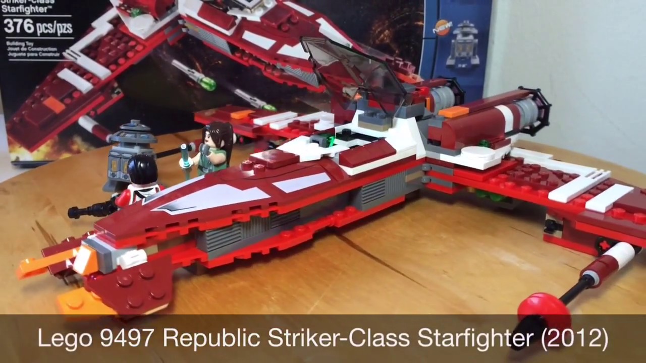 Lego Star Wars 9497 Republic Striker-Class Starfighter (2012) #Lego # ...