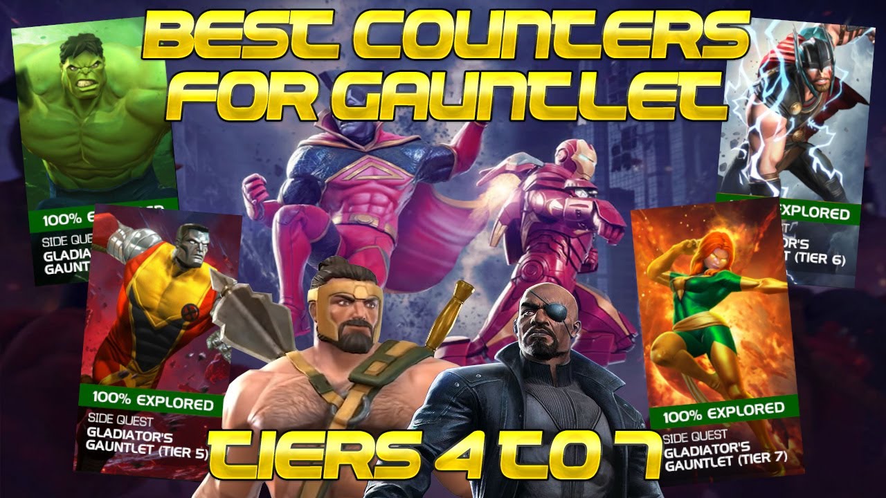 Best Champs To Counter Tier 4 - Tier 7 Gauntlet | September Side Quest ...