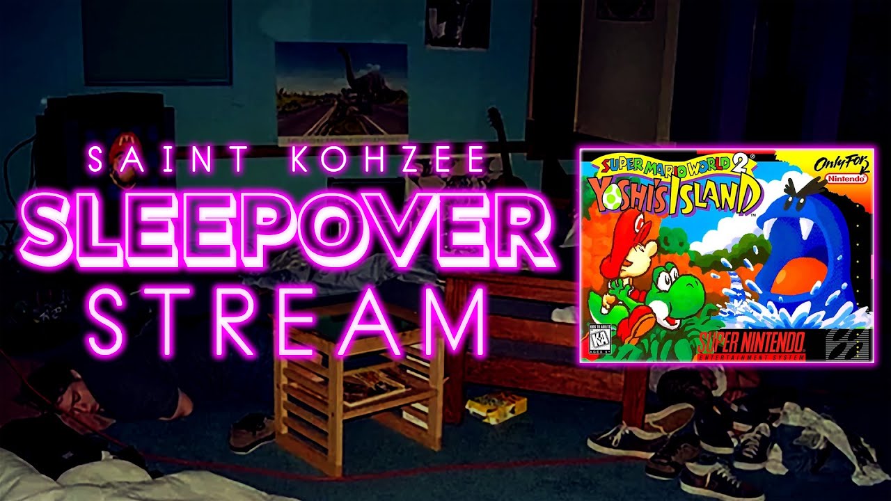 Sleepover Stream: Super Mario World 2: Yoshi's Island - YouTube