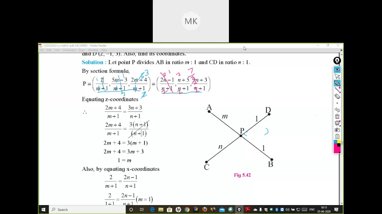 12th Mathematics Vector Part 15 - YouTube