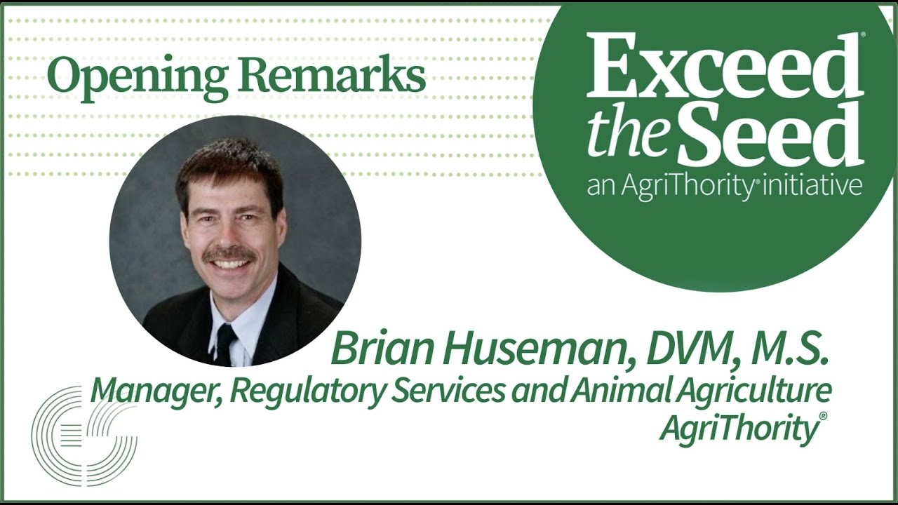 Brian Huseman, DVM, M.S. - Exceed The Seed 2020/2021: Defining and ...