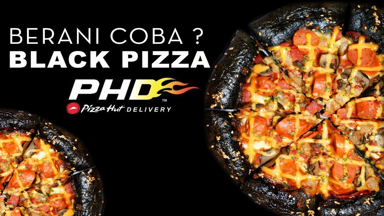 Review Black Pizza PHD Menu terbaru Pizza Hut Delivery - YouTube