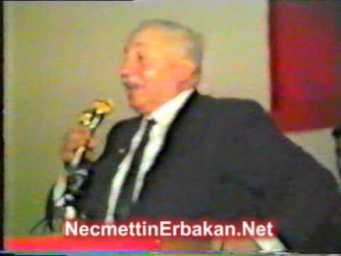 NO:127B  Prof. Dr. NECMETTİN ERBAKAN, Adil Düzen Konferansı, RP Pendik İlçe Teşkilatı Ark Sinemas