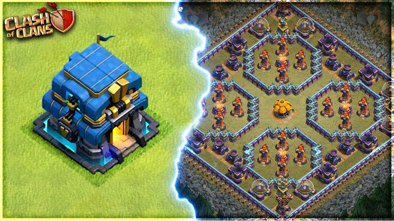 How to 3 Star 'Toxic Town Square' Goblin Map with Townhall 12 | Clash ...