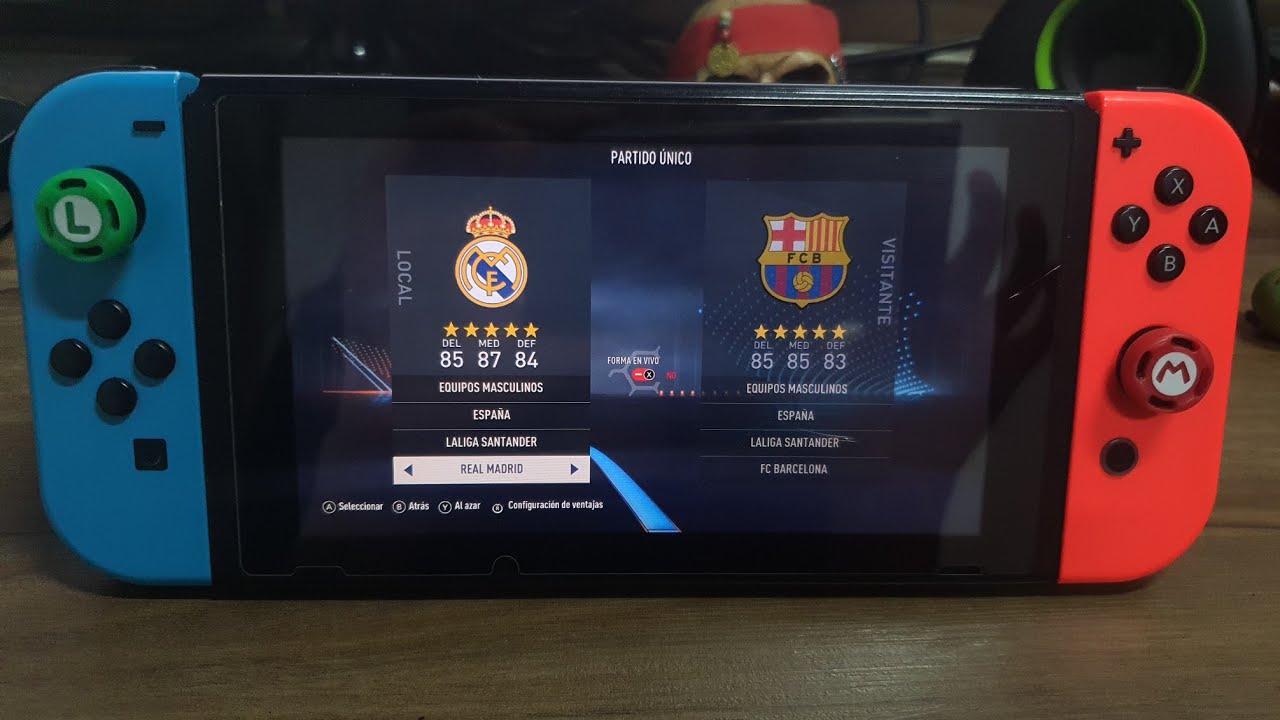 15 Minutos de Fifa 23 En Nintendo Switch - El Clásico - Real Madrid VS ...