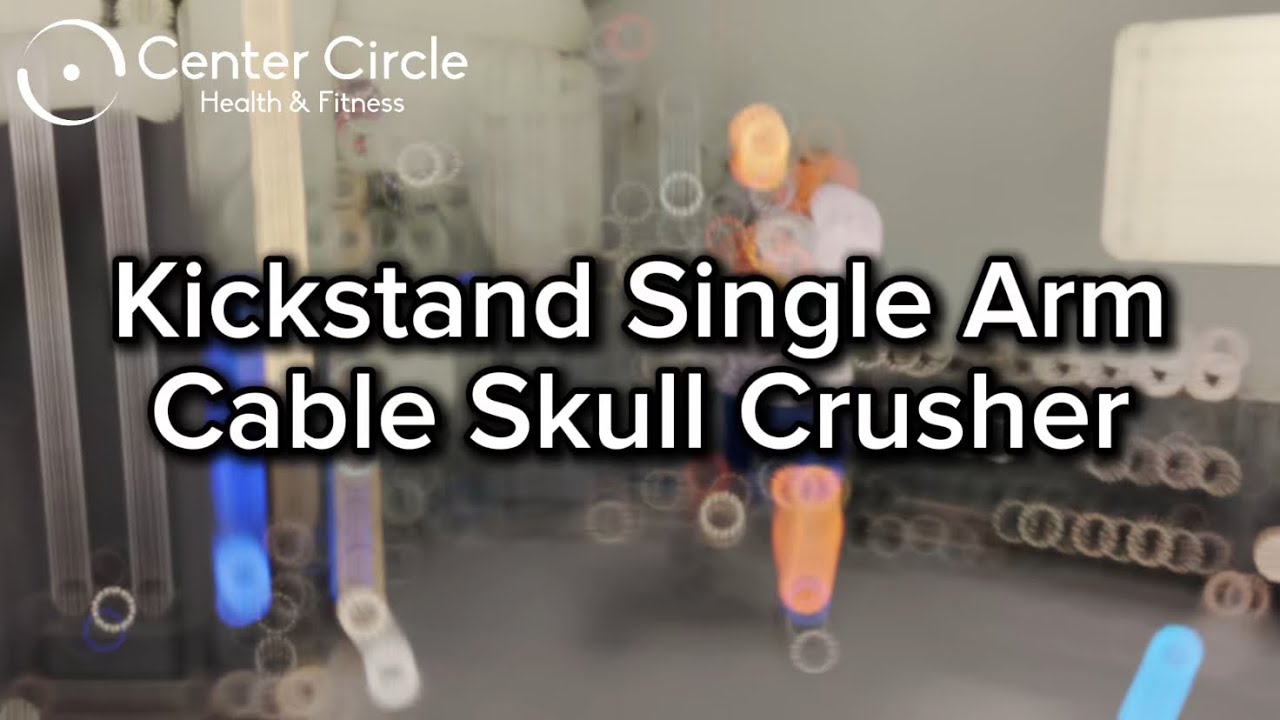 Kickstand Single Arm Cable Skull Crusher - YouTube
