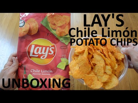 Unboxing Lay's Chile Limón Flavored Potato Chips - YouTube