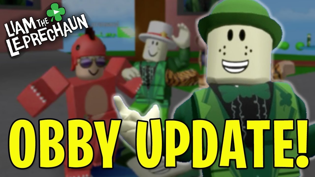 LIAM THE LEPRECHAUN ROBLOX OBBY UPDATE! - YouTube