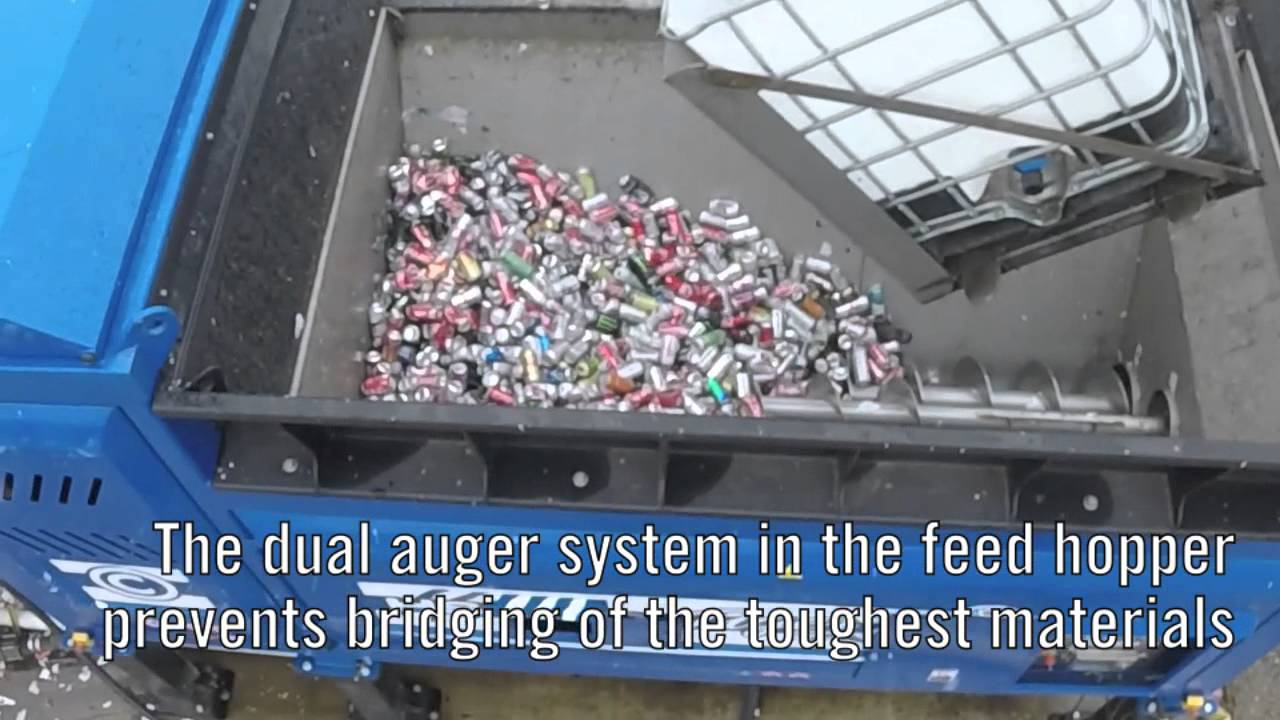 Tiger Depackager Aluminum Cans - YouTube