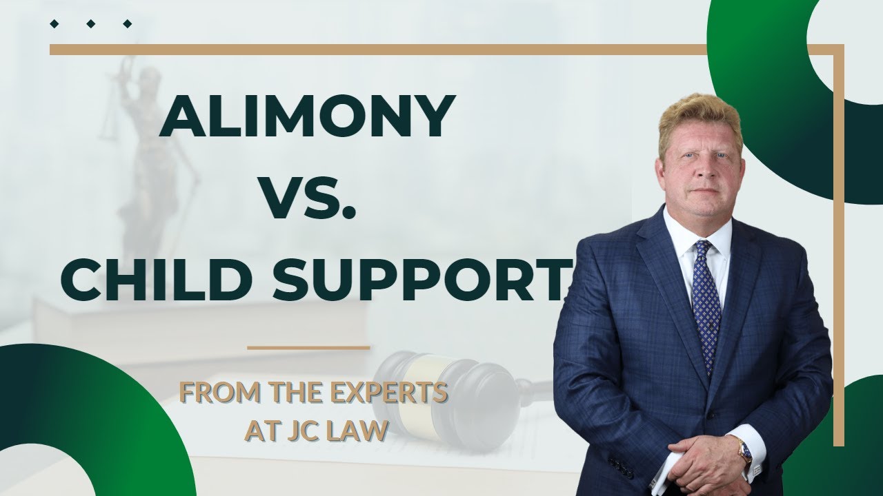 Alimony vs Child Support from the experts at JC Law - YouTube