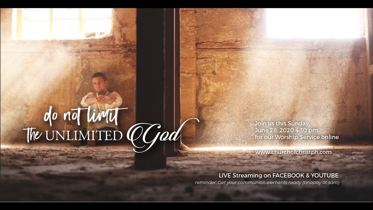 Do not limit the unlimited GOD - Sunday Worship Service LIVE streaming ...
