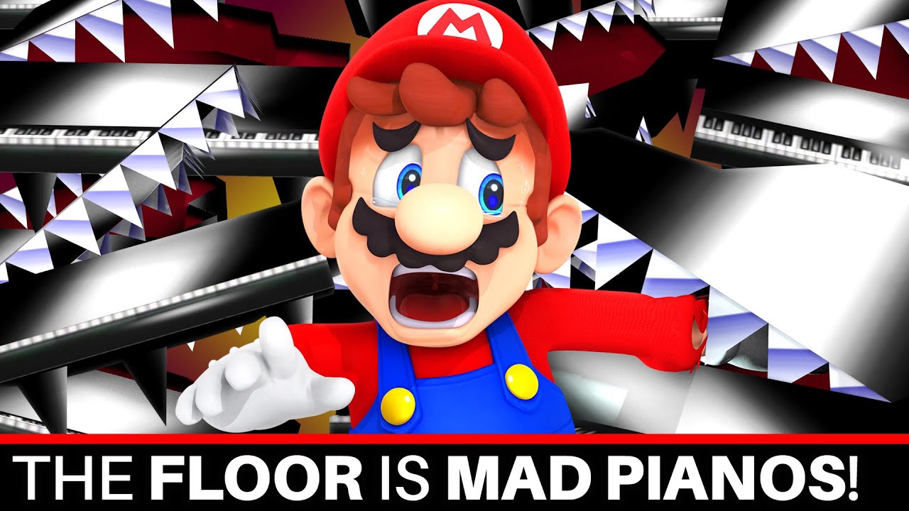 Can You Beat Bowser if the Floor is Made of Mad Pianos in Super Mario ...