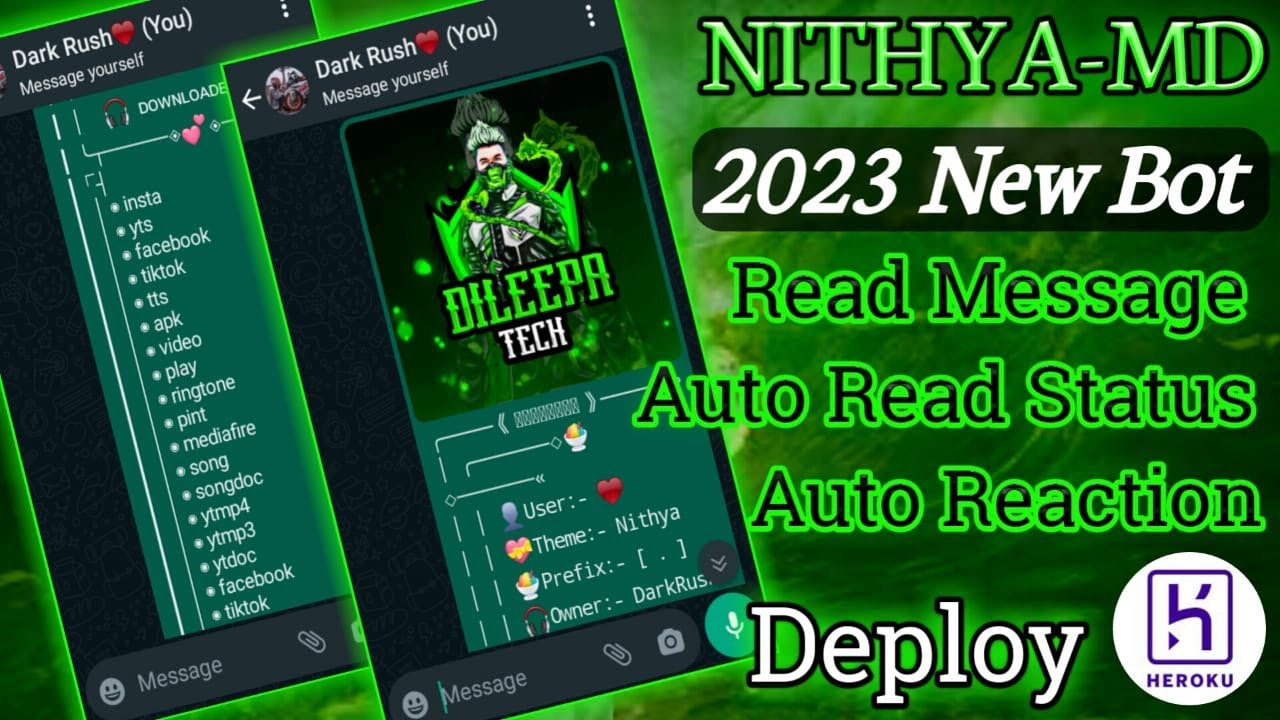 NITHYA Whatsapp BOT | How to create whatsapp bot | NITHYA-MD | Whatsapp ...