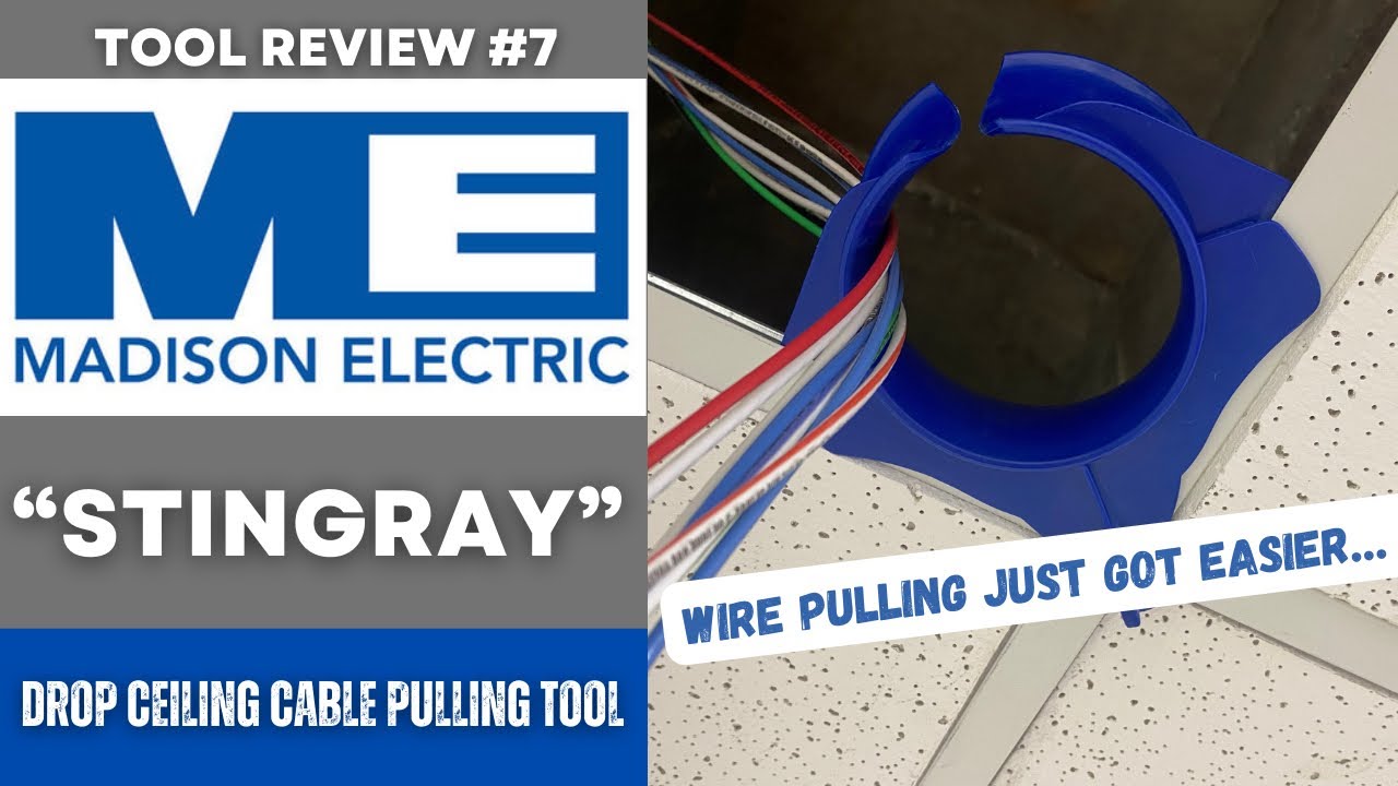 Ceiling Grid Wire And Cable Pulling Tool | Shelly Lighting