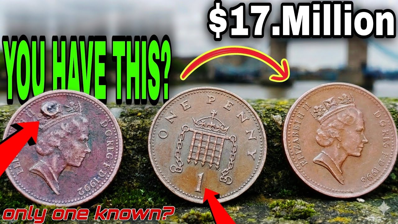UK One Penny Coins Worth Money Queen Elizabeth II| United Kingdom One ...