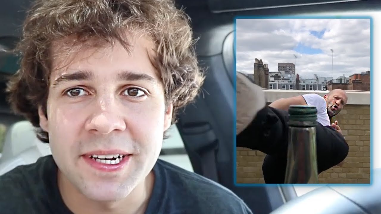 David Dobrik VS Jason Statham - Best Bottle Cap Challenge Video - YouTube